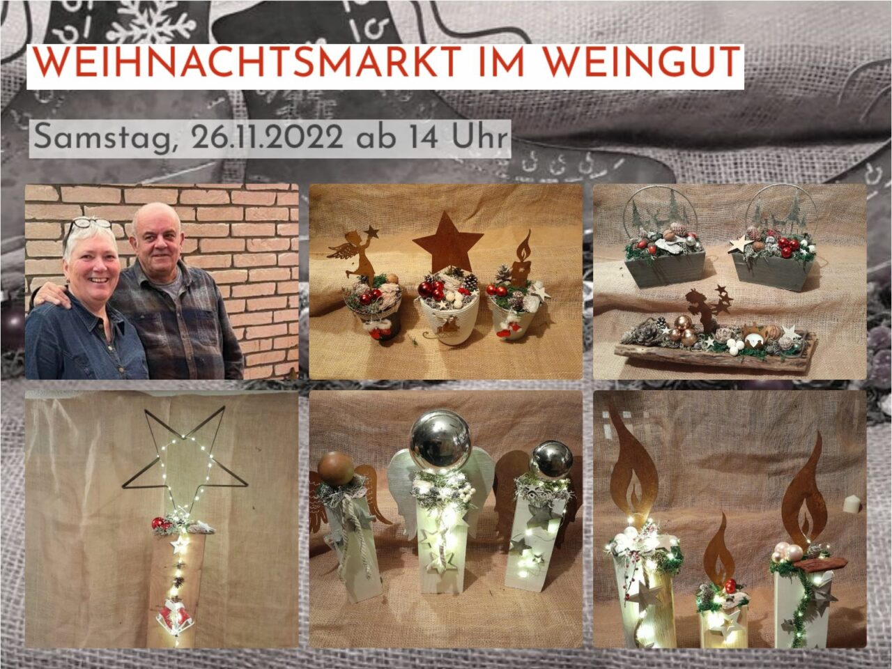 Weihnachtsmarkt - unser vierter Stand - Weingut Krämer